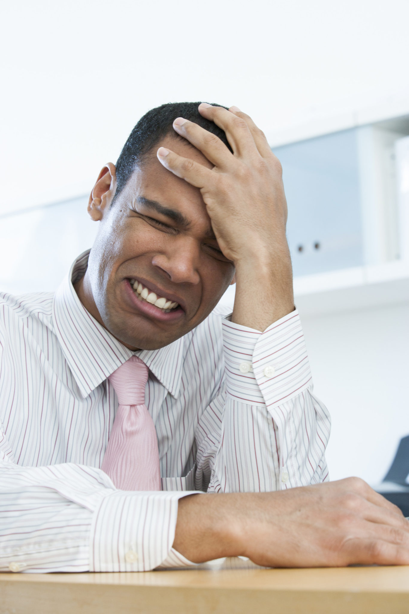 Stressed businessman | Howard Fensterman Charities